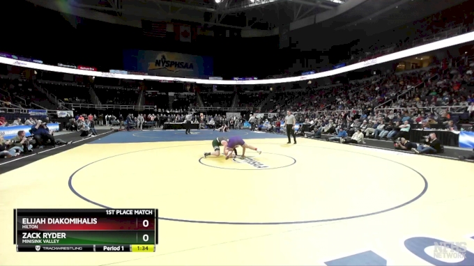 I-189 lbs 1st Place Match - Zack Ryder, Minisink Valley vs Elijah ...