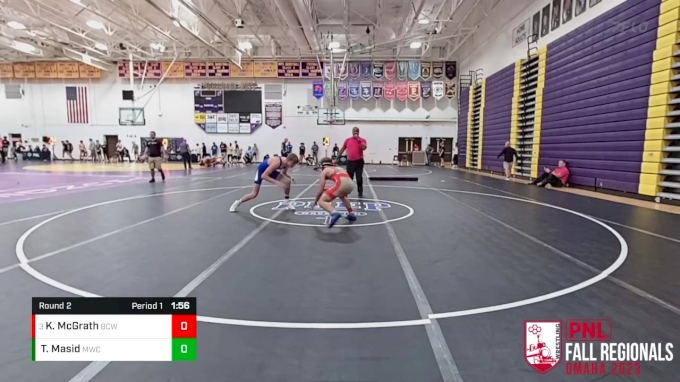 127B Round 2 - Kade McGrath, Bear Cave Wrestling vs Trapper Masid, MWC ...