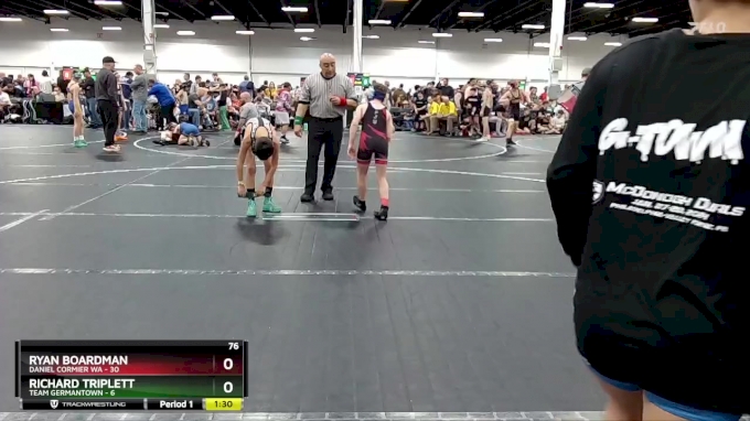 76 lbs Round 5 (8 Team) - Ryan Boardman, Daniel Cormier WA vs Richard ...
