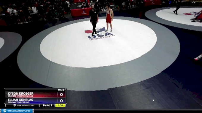 149 lbs Quarterfinal - Kyson Kroeger, Granite Wrestling Club vs Elijah ...