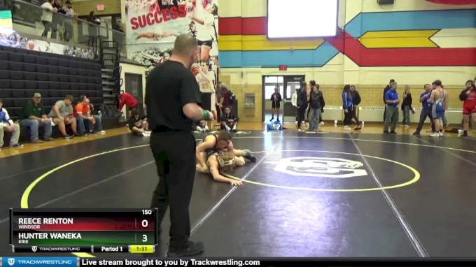 150 lbs Champ. Round 1 - Reece Renton, Windsor vs Hunter Waneka, Erie