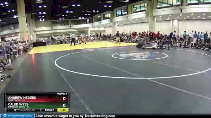 138 lbs Round 1 (8 Team) - Andrew Hedges, Fuzzy Bees vs Caleb Wyss ...