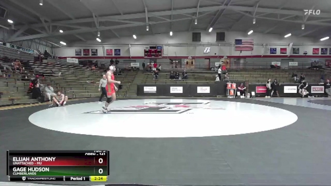 141 lbs 3rd Place Match - Elijah Anthony, Unattached - MU vs Gage ...