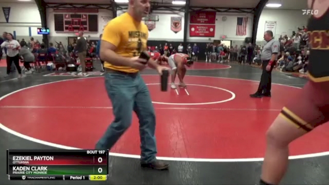 285 lbs Round 2 - Kaden Clark, Prairie City Monroe vs Ezekiel Payton ...