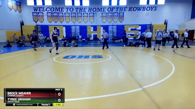 150 Gold Round 5 - Brock Weaver, Camden County vs Tyree Graham, South Dade