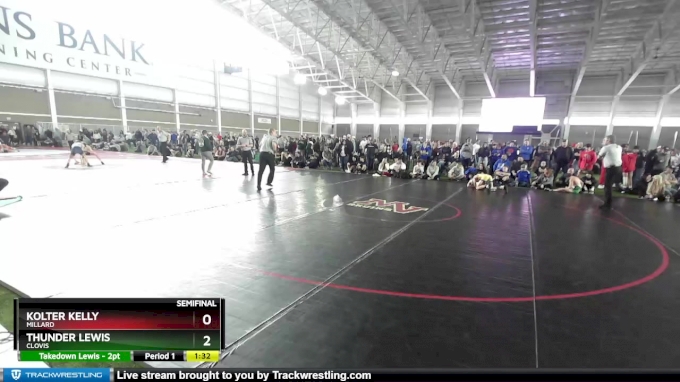 106 lbs Semifinal - Thunder Lewis, Clovis vs Kolter Kelly, Millard
