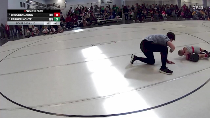 10 lbs Semifinal - Parker Kohtz, The Best Wrestler vs Brecken Jansa ...
