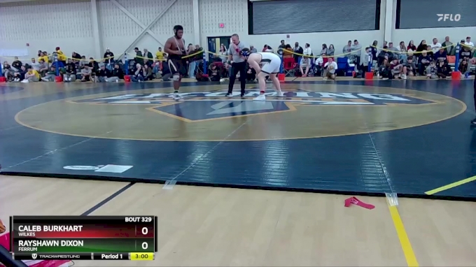 285 lbs Semifinal - Rayshawn Dixon, Ferrum vs Caleb Burkhart, Wilkes