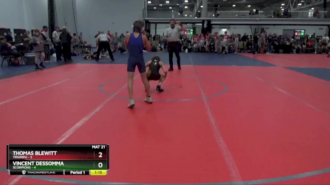 80 lbs Round 1 (6 Team) - Thomas Blewitt, Triumph vs Vincent Dessomma ...