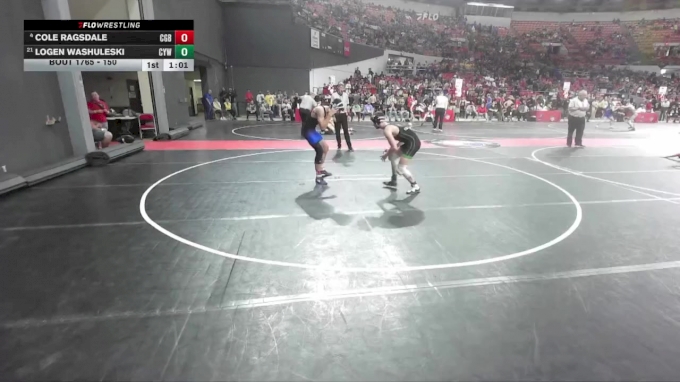 150 lbs Cons. Round 5 - Logen Washuleski, Coleman Youth Wrestling vs ...