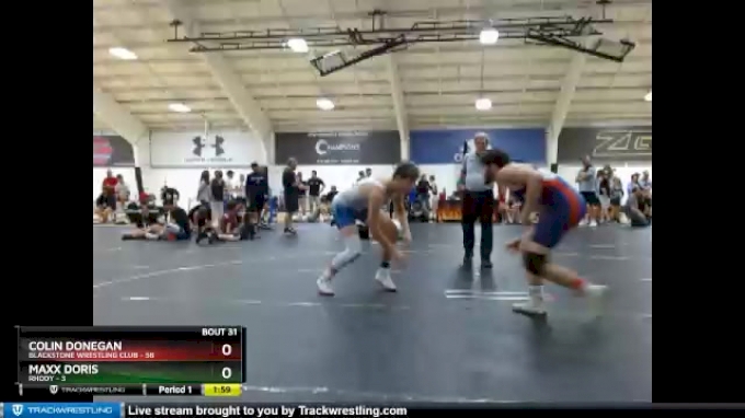 155 lbs Cons. Round 3 - Colin Donegan, Blackstone Wrestling Club vs ...