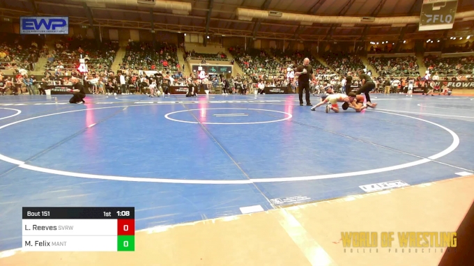 76 lbs Semifinal - Liam Reeves, Steel Valley Renegades vs Masten Felix ...