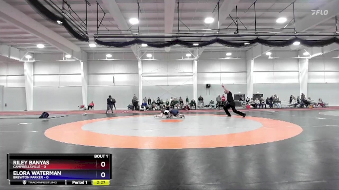 101 lbs Finals (2 Team) - Riley Banyas, Campbellsville vs Elora ...