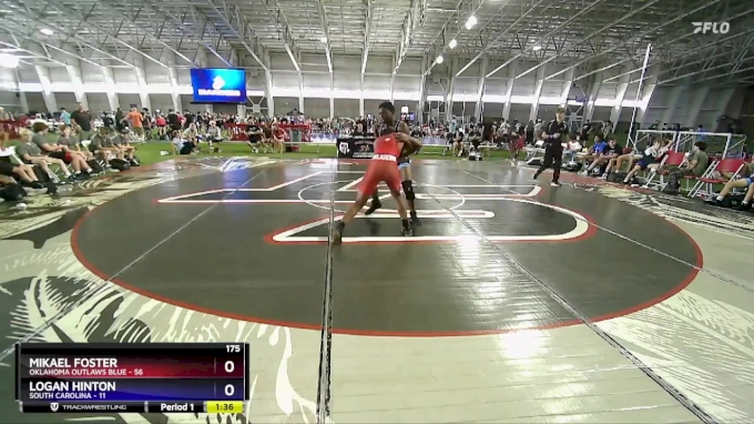 175 lbs Round 4 (6 Team) - Mikael Foster, Oklahoma Outlaws Blue vs ...