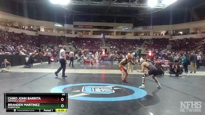 4A 121 lbs Cons. Round 3 - Chiro John Barrita, Espanola Valley vs ...