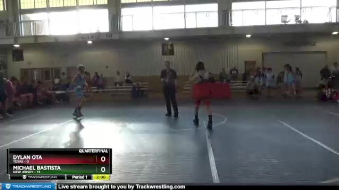 92 lbs Quarters & 1st Wb (16 Team) - Dylan Ota, Texas vs Michael ...