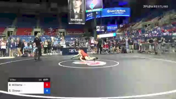117 lbs Consi Of 8 #2 - Bella Williams, Oklahoma vs Sierra Chiesa ...