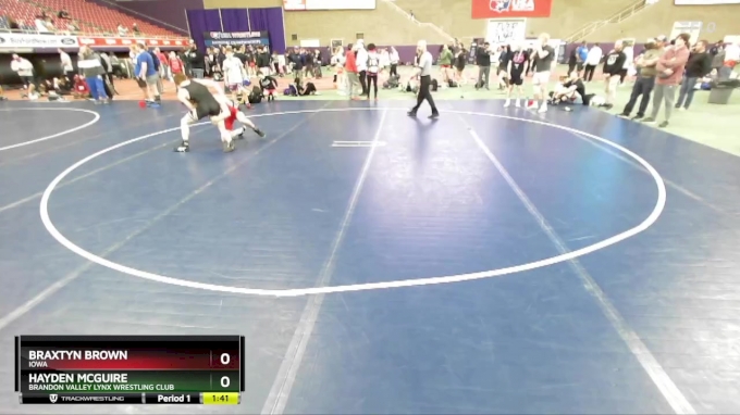 137-137 B Round 1 - Braxtyn Brown, Iowa vs Hayden McGuire, Brandon ...