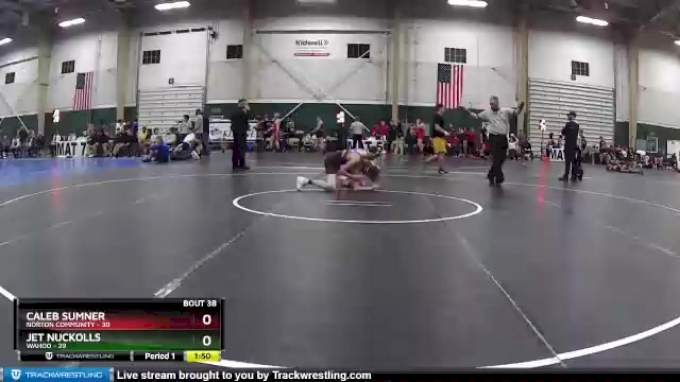 120 lbs Placement Matches (16 Team) - Caleb Sumner, Norton Community vs ...