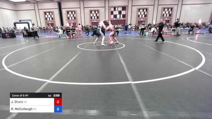 285 lbs Consi Of 8 #1 - John Drury, Va vs Reagan McCullough, Pa