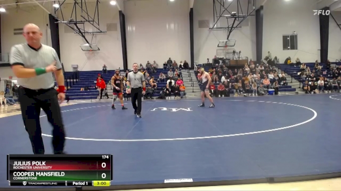 174 lbs Quarterfinal - Julius Polk, Rochester University vs Cooper ...