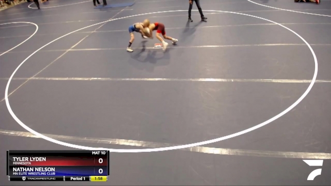 67 lbs Round 1 - Tyler Lyden, Minnesota vs Nathan Nelson, MN Elite ...