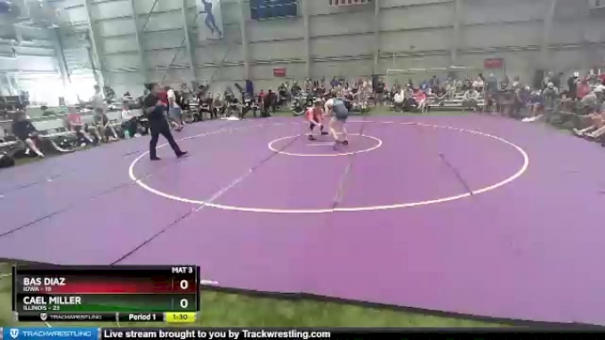 152 lbs Placement Matches (8 Team) - Bas Diaz, Iowa vs Cael Miller ...