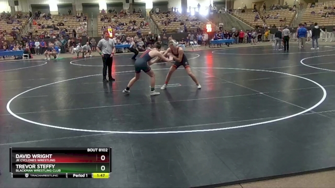 152 lbs Semifinal - Trevor Steffy, Blackman Wrestling Club vs David ...