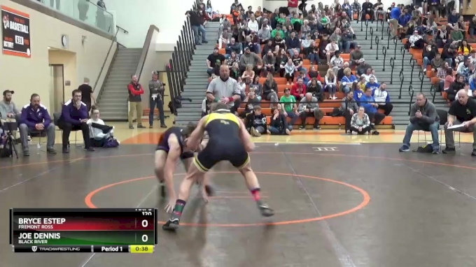 120 lbs 5th Place Match - Joe Dennis, Black River vs Bryce Estep ...