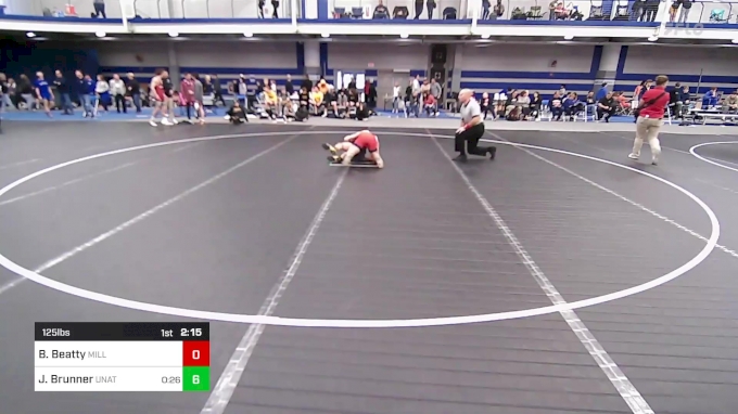 125 lbs Consi Of 16 #2 - Bryce Beatty, Millersville University vs Jared ...