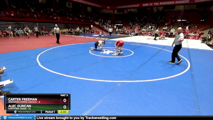 132 lbs D1 - Quarter-finals (fri 5:30 P.m.) - Carter Freeman, Wisconsin ...