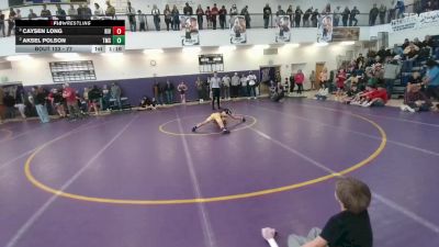 77 lbs Semifinal - Caysen Long, Riverton Middle School vs Aksel Polson ...