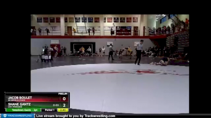 165 lbs Prelim - Jacob Boulet, Bluefield State vs Shane Gantz, UW-Parkside