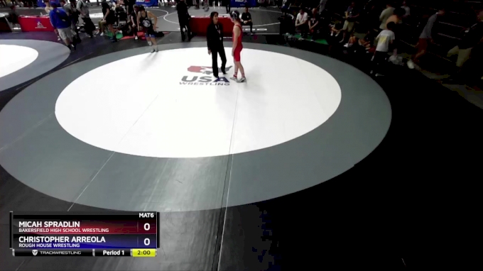 132 lbs Cons. Round 5 - Micah Spradlin, Bakersfield High School ...