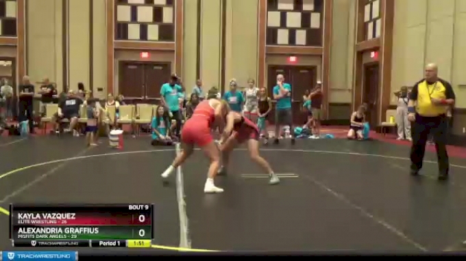 128 lbs Finals (8 Team) - KAYLA VAZQUEZ, Elite Wrestling vs Alexandria ...