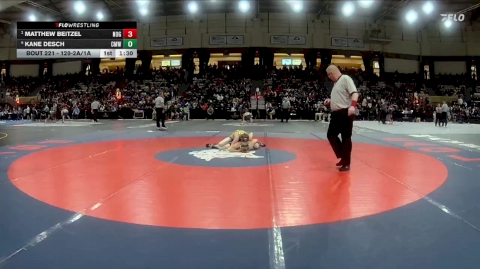 120-2A/1A Quarterfinal - Matthew Beitzel, Northern-G vs Kane Desch, C ...