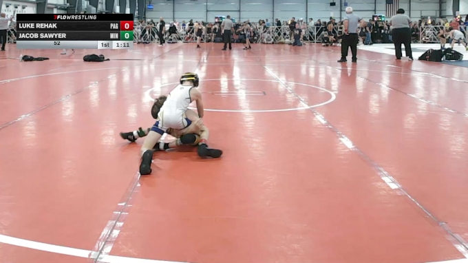 52 lbs Round 3 - 12:00pm Friday - Luke Rehak, PA Gold vs Jacob Sawyer ...