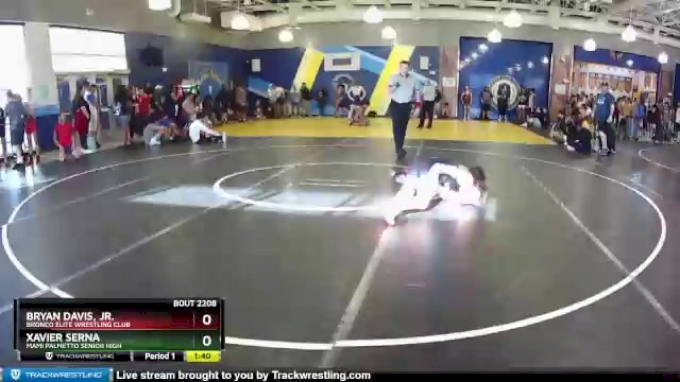 113 lbs Champ. Round 2 - Xavier Serna, Mami Palmetto Senior High vs ...