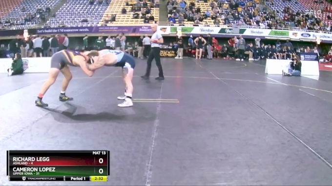 197 lbs Quarters & 1st Wb (16 Team) - Cameron Lopez, Upper Iowa vs ...