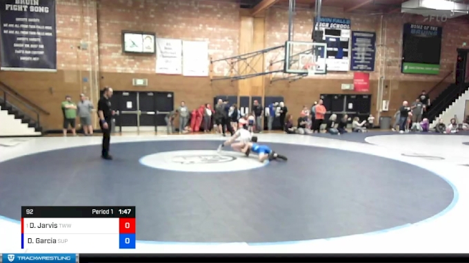 92 lbs Round 2 - Damien Jarvis, Team Real Life vs Devin Garcia, Suples