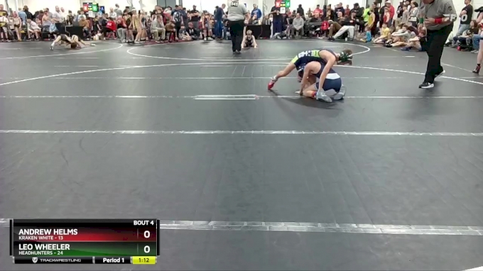 80 lbs Round 1 (8 Team) - Leo Wheeler, Headhunters vs Andrew Helms ...