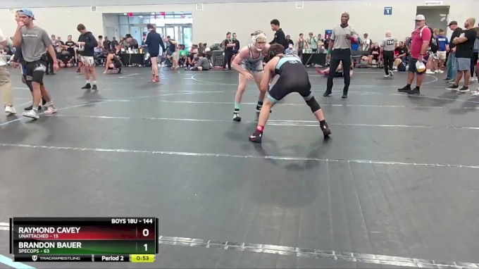 144 lbs Champ. Round 2 - Brandon Bauer, SpecOps vs Raymond Cavey ...
