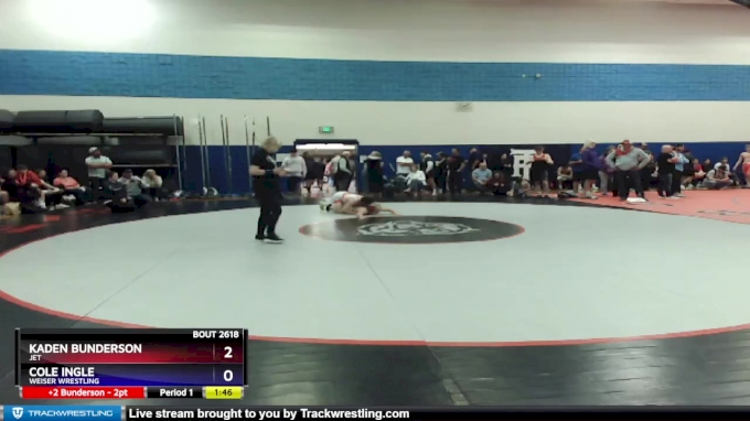 138 lbs Quarterfinal - Kaden Bunderson, JET vs Cole Ingle, Weiser Wrestling