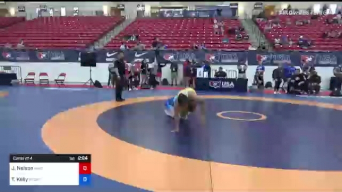 76 lbs Consi Of 4 - Jordan Nelson, Hawkeye Wrestling Club / TMWC vs ...