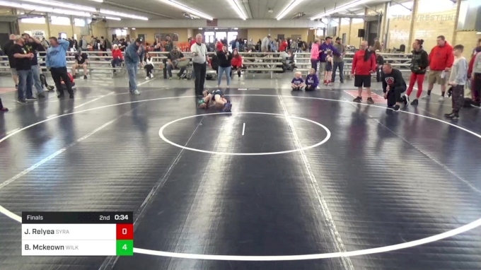 M 58 lbs Final - Joseph Relyea, Syracuse vs Beau Mckeown, Wilkes-Barre