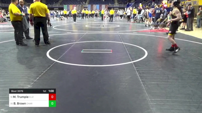 105 lbs 7th Place - Michael Trumpie, Elizabeth-Forward vs Brody Brown ...