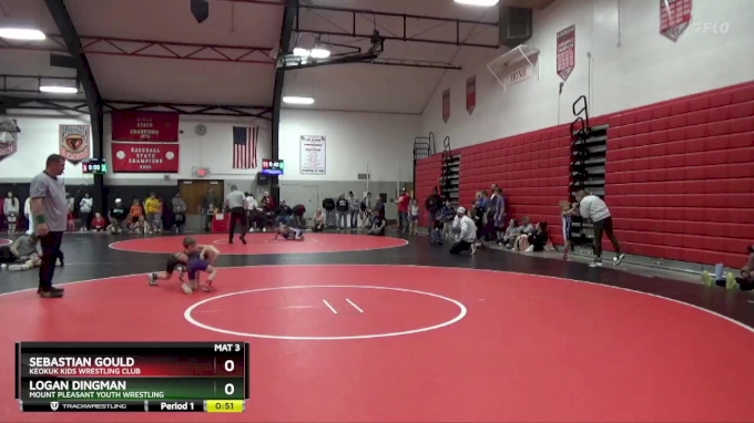 3rd Place Match - Logan Dingman, Mount Pleasant Youth Wrestling vs ...