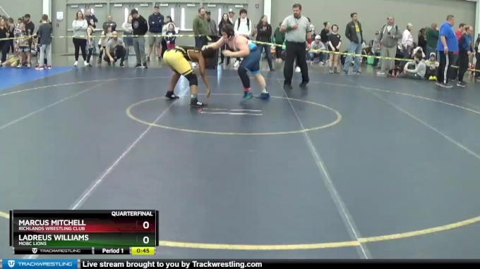 160 lbs Quarterfinal - Marcus Mitchell, Richlands Wrestling Club vs LaDreus Williams, MOBC Lions