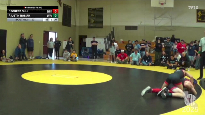103 lbs Quarterfinal - Justin Rosiak, Sutter Middle School vs Forest ...