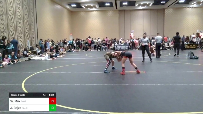 90 lbs Semifinal - William Max, Savage House WC vs Joseph Bajza, Bald Eagle WC